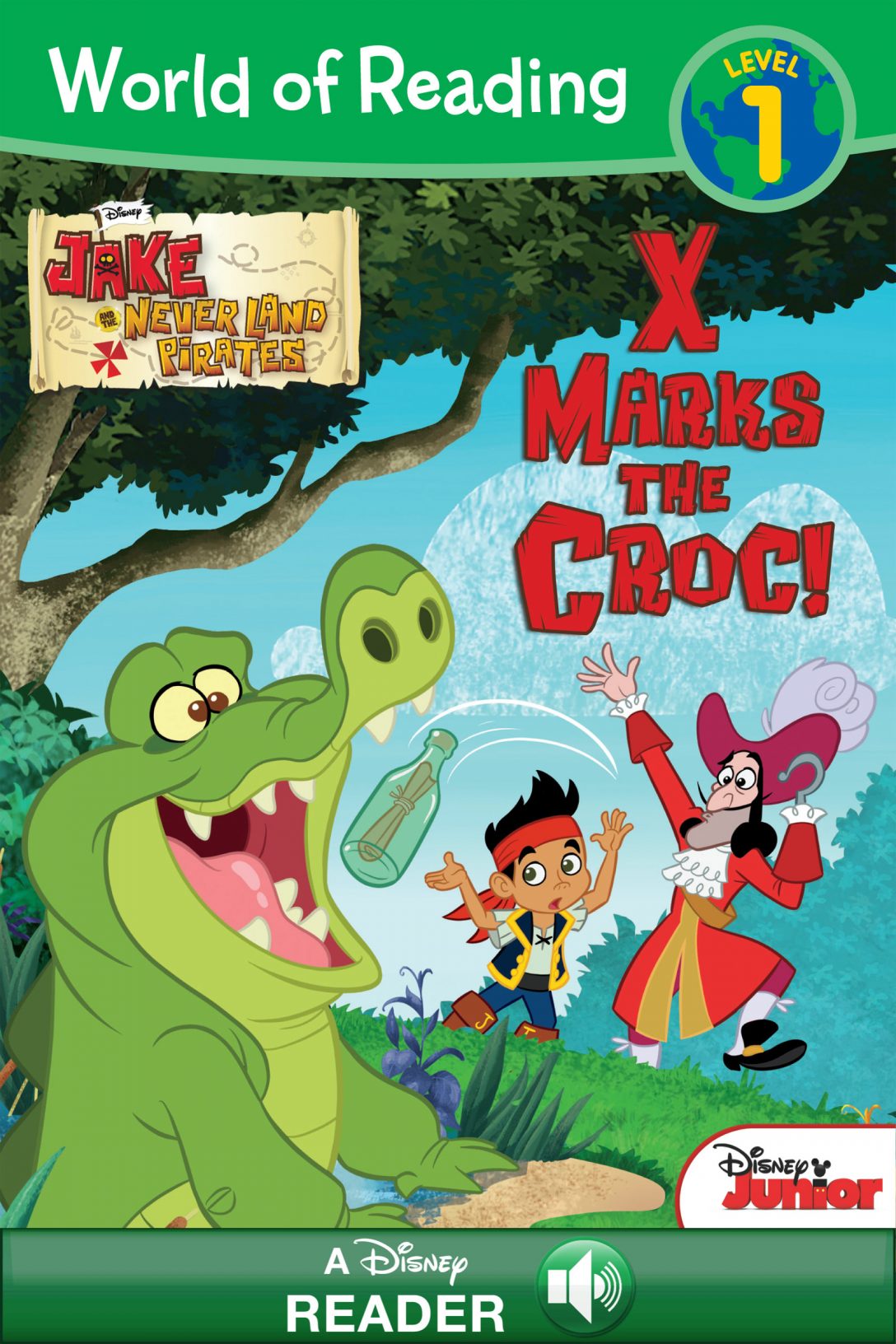 World of Reading Jake and the Never Land Pirates: X Marks the Croc A ...