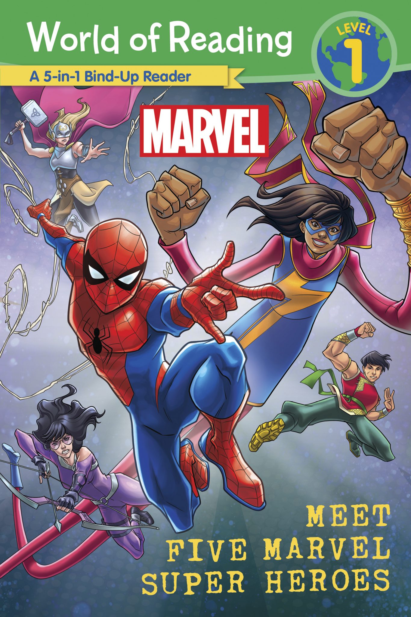 Meet Five Marvel Super Heroes World of Reading by Marvel Press Book ...